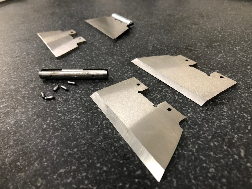 Laser filter scrapers